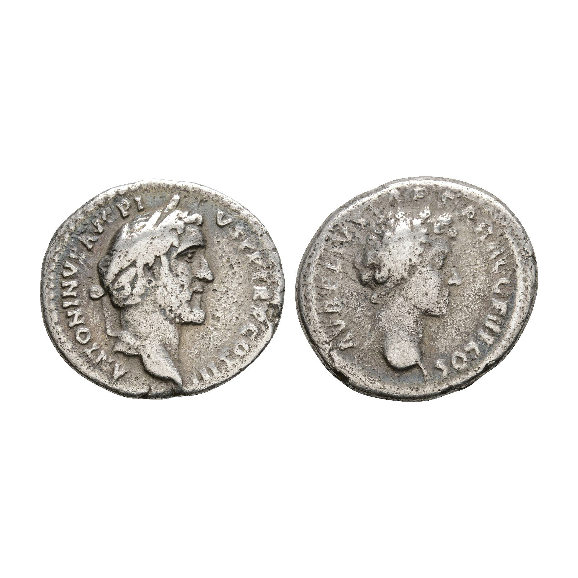 Ancient Roman Imperial Coins - Antoninus Pius and Marcus Aurelius ...