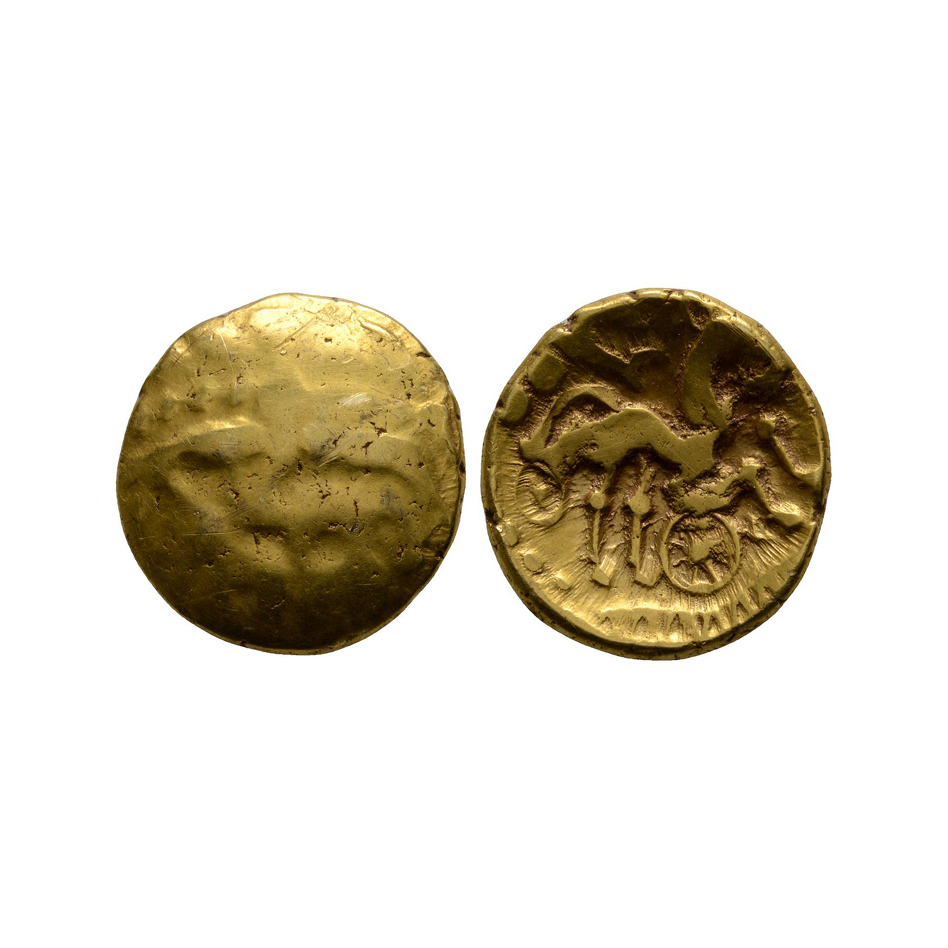 Celtic Iron Age Coins - Atrebates and Regni - Selsey Two-Faced Gold ...