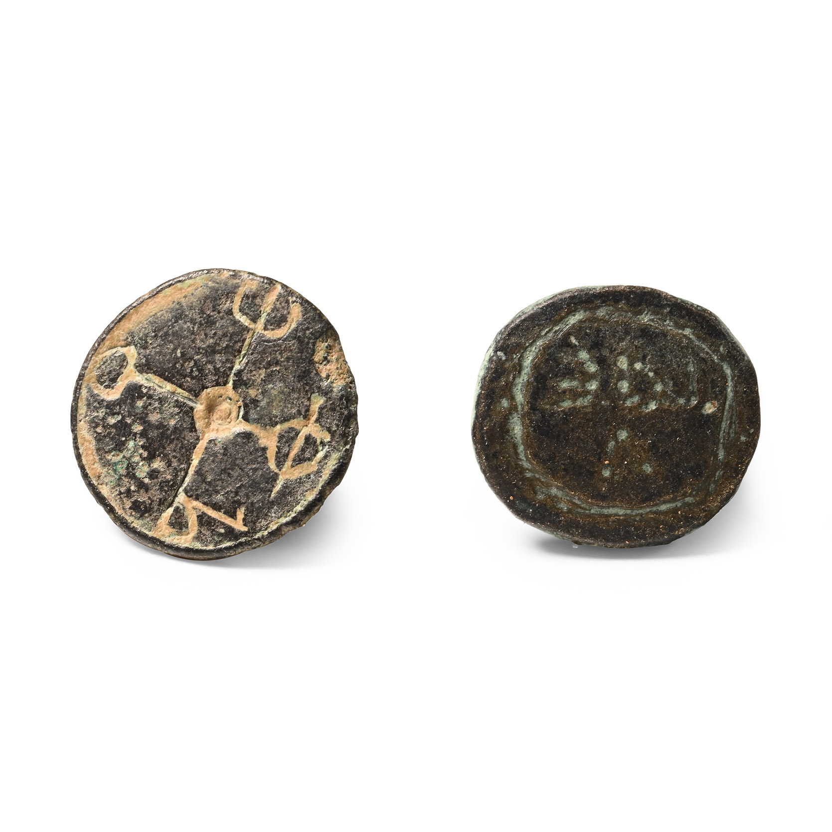 Byzantine Bronze Epigraphic Seals - Lot No. 1035