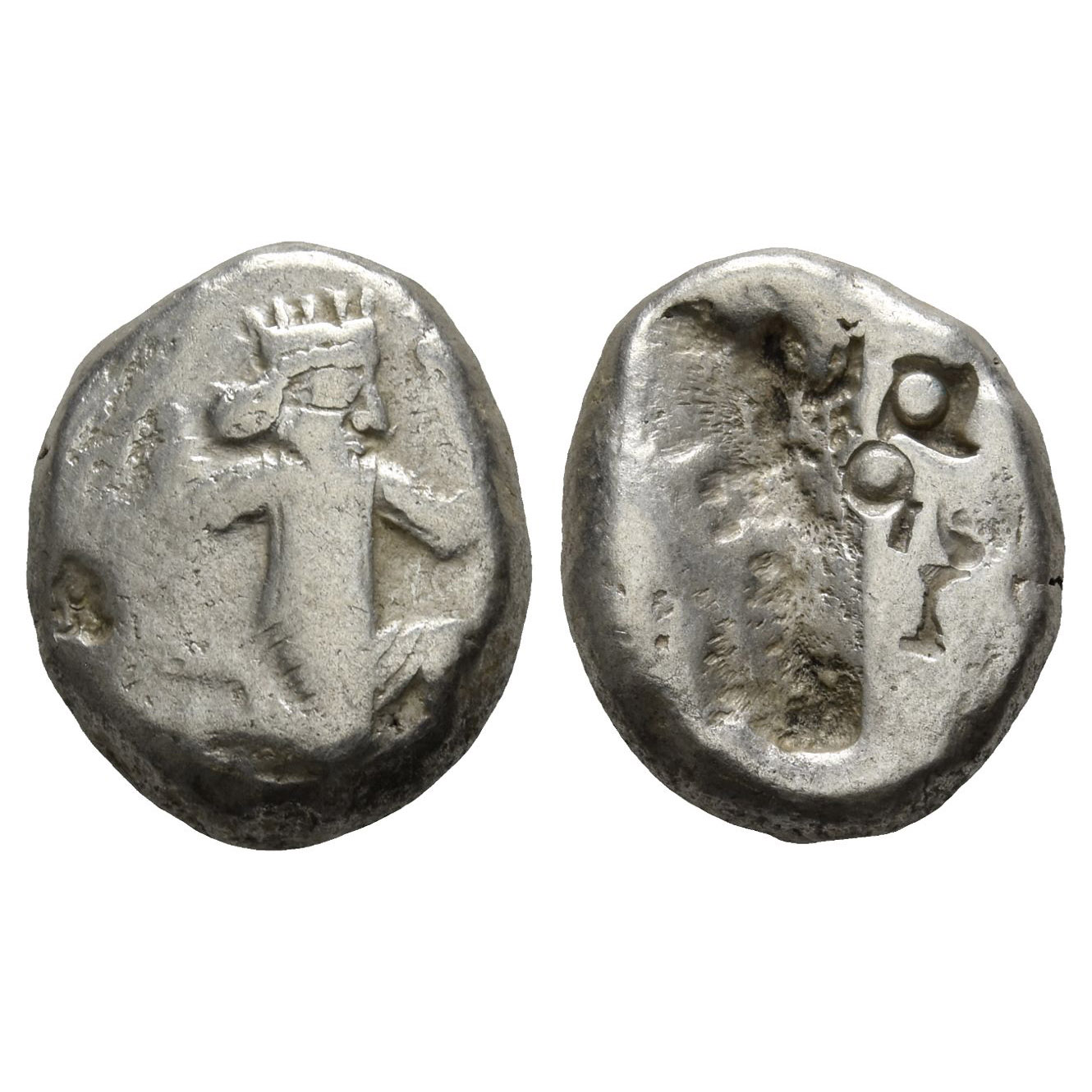Persia. Achaemenid Empire, Time of Darius II to Artaxerxes II AR Siglos ...