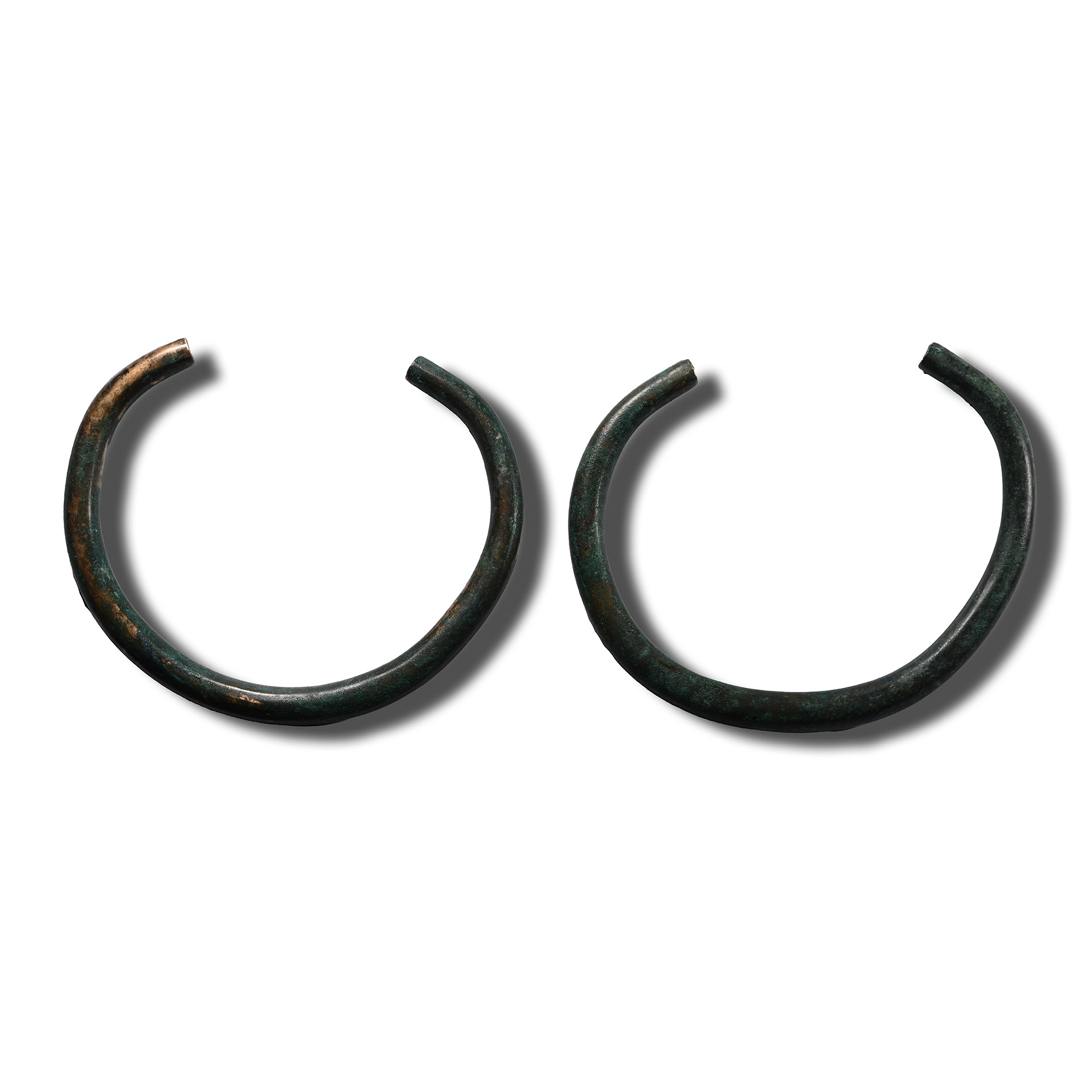 Bronze Age Ceremonial Penannular Arm-Ring Pair - Lot No. 1778