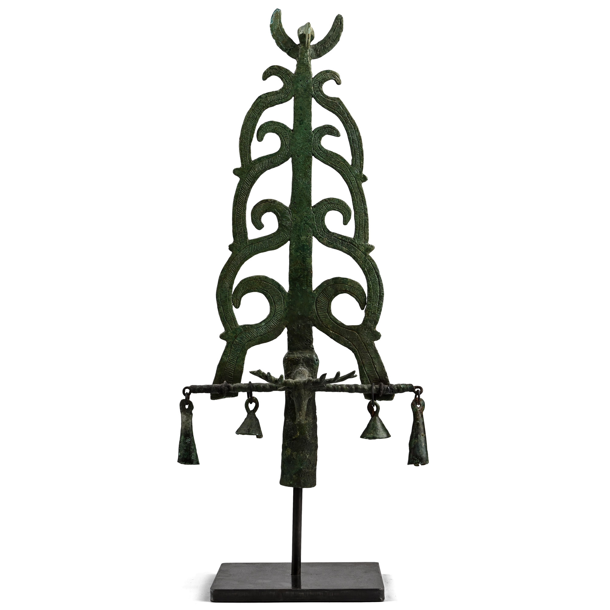 Scythian Bronze Military Standard Finial with Animals - Lot No. 0094