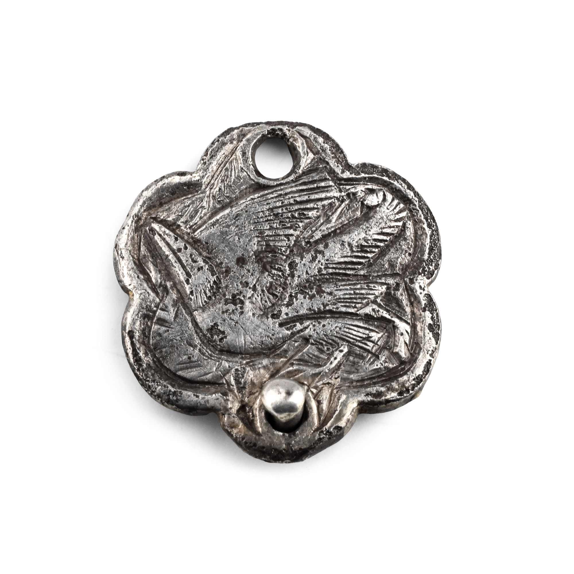 Medieval Silver Heraldic Mount with Bird - Lot No. 1803