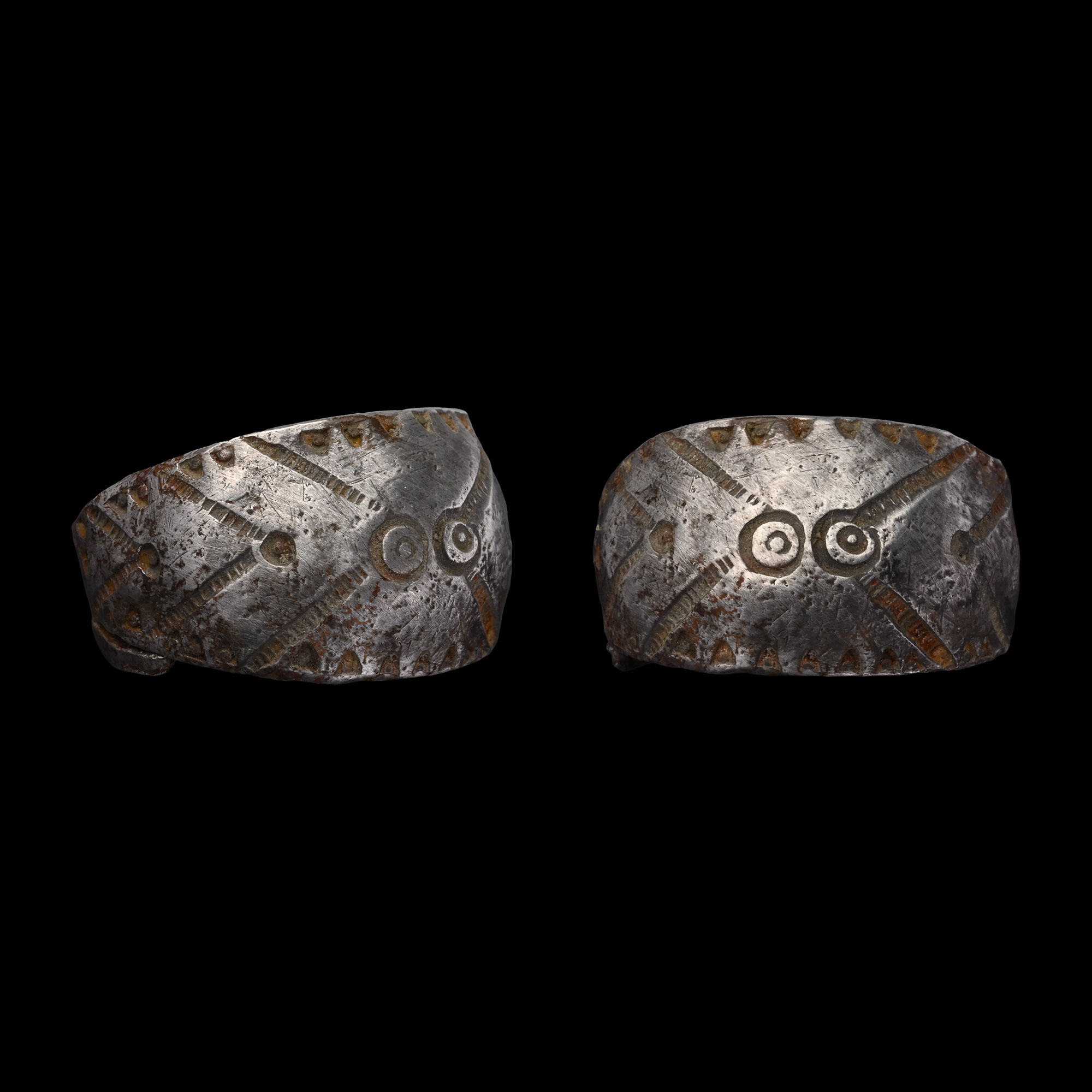 Viking Age Silver Decorated Ring - Lot No. 1768