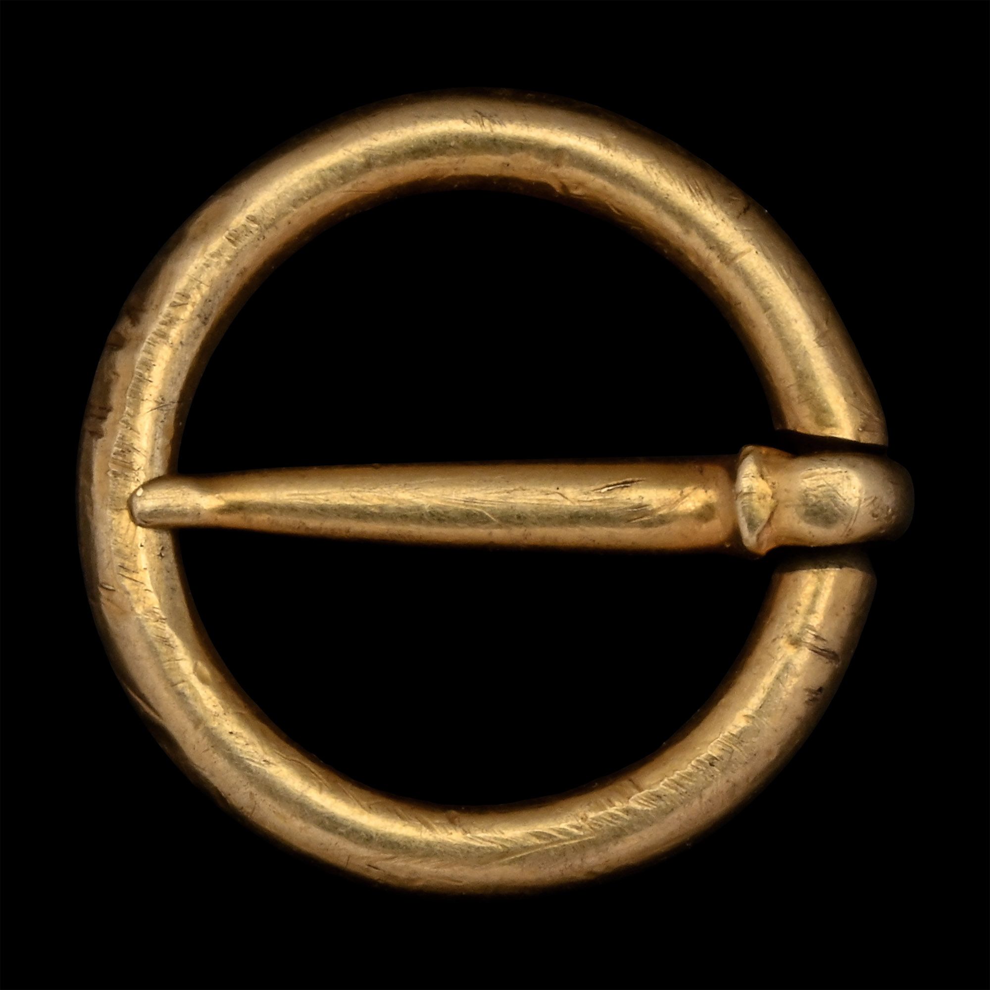 'Published' Medieval Gold Annular Brooch - Lot No. 1842