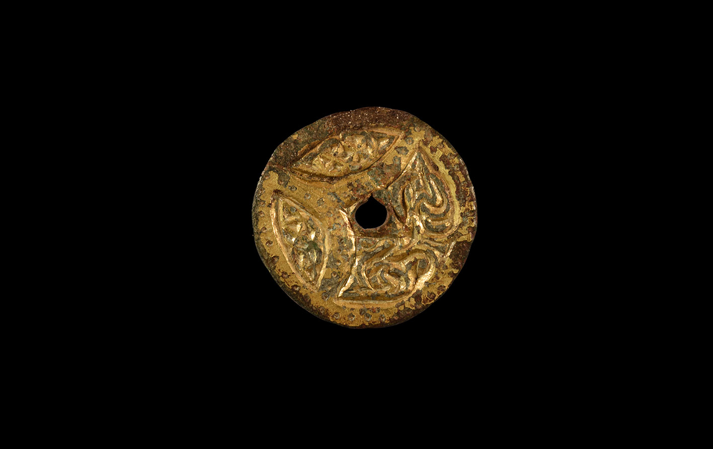 Anglo-Saxon Gilt Mount with Interlace - auctions & price archive