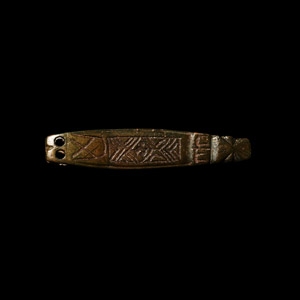 Anglo-Saxon Zoomorphic Strap End | Barnebys